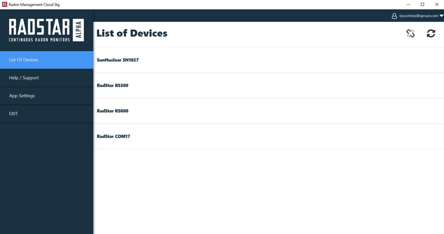 Mobile and Desktop Applications - RadStar Alpha Radon Monitor - Radon ...